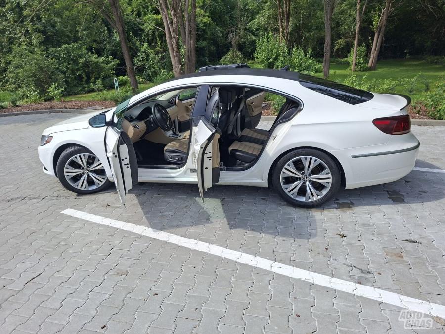 White Volkswagen CC / Passat CC 2013 in Vilnius, with an engine capacity of 2.00 L and mileage of 170 thousand km for 6700 €, photo 6 on AUTOMOTO.COM.LV