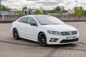 Белый Фольксваген CC / Passat CC 2014 в Рига, объемом двигателя 2.00 л и пробегом 266 тыс. км за 11000 €, фото  на AUTOMOTO.COM.LV