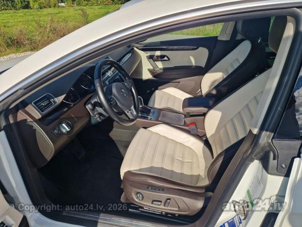 White Volkswagen CC / Passat CC 2015 in Tallinn, with an engine capacity of 1.40 L and mileage of 237 thousand km for 8900 €, photo 11 on AUTOMOTO.COM.LV