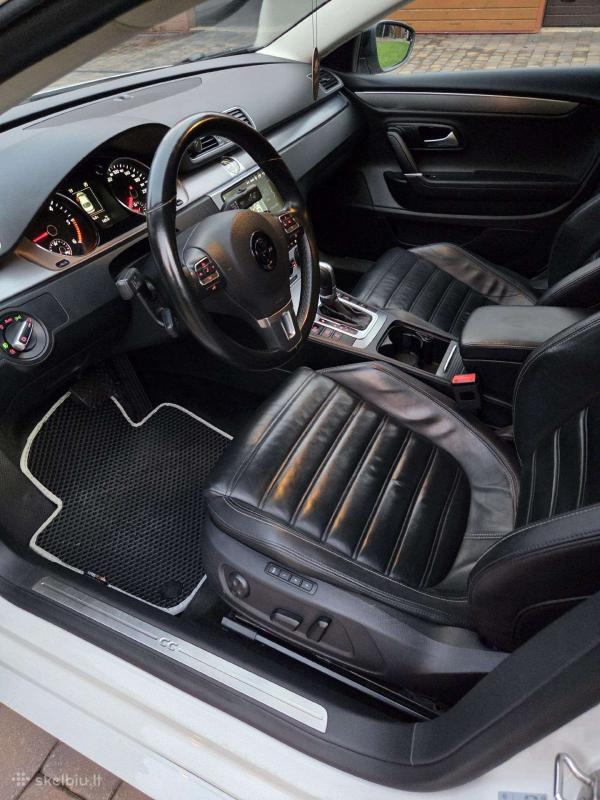 White Volkswagen CC / Passat CC 2016 in Prienai, with an engine capacity of 2.00 L and mileage of 168 thousand km for 9700 €, photo 9 on AUTOMOTO.COM.LV