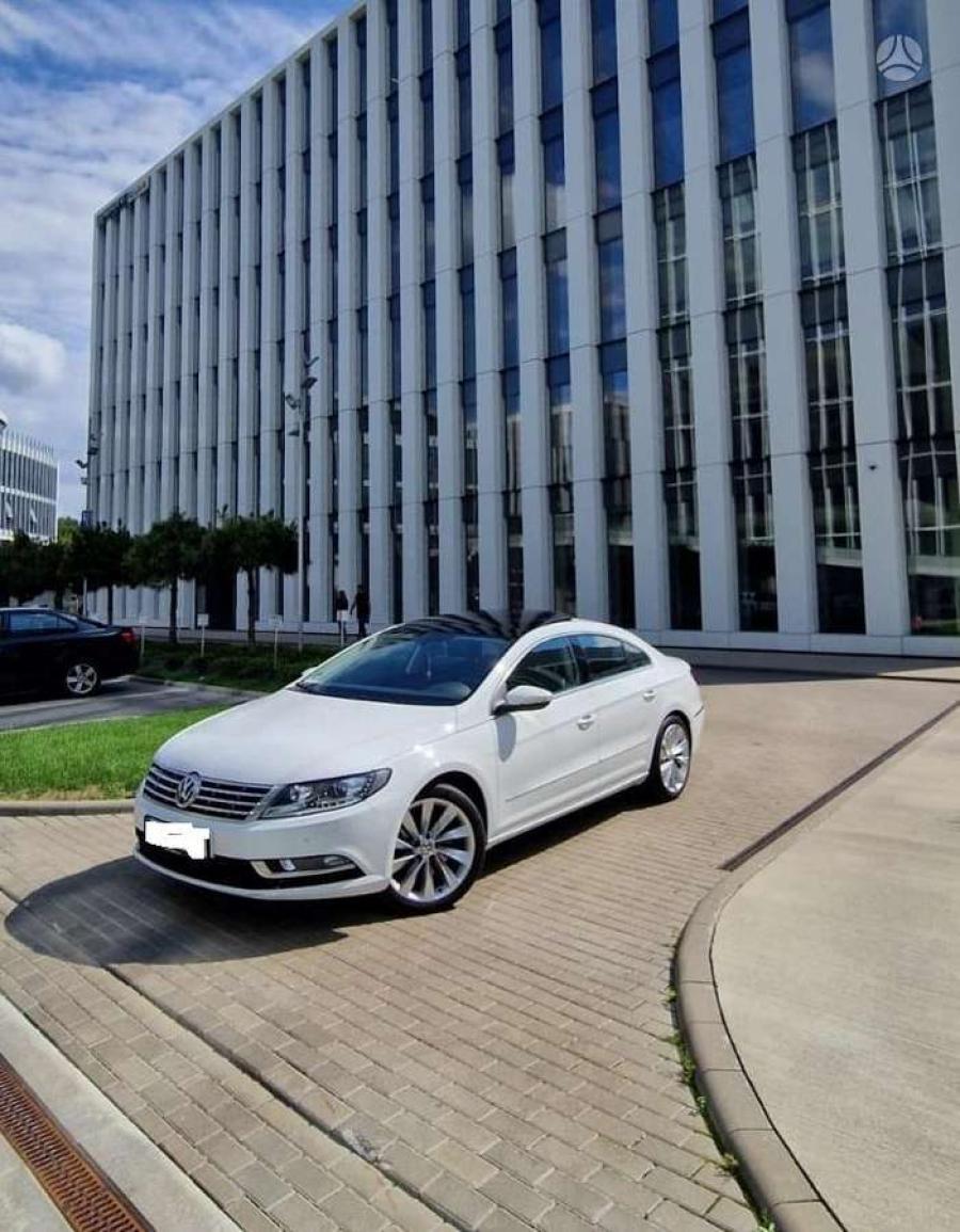 Белый Фольксваген CC / Passat CC 2018 в Вильнюс, объемом двигателя 1.97 л и пробегом 243 тыс. км за 9980 €, фото 1 на AUTOMOTO.COM.LV