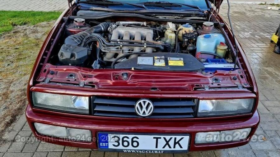 Red Volkswagen Corrado 1994 in Tallinn, with an engine capacity of 2.00 L and mileage of 281 thousand km for 7800 €, photo 4 on AUTOMOTO.COM.LV