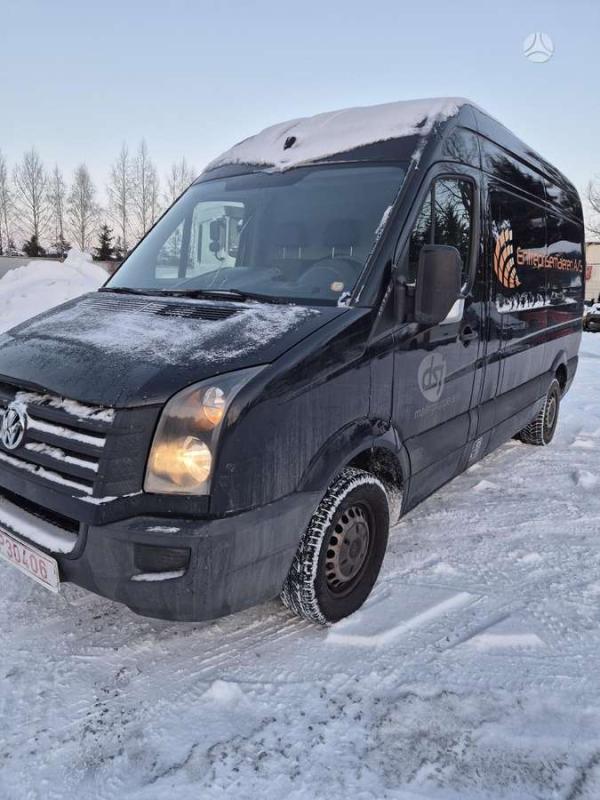 Black Volkswagen Crafter 2014 in Kaunas, with an engine capacity of 2.00 L and mileage of 400 thousand km for 6800 €, photo 1 on AUTOMOTO.COM.LV