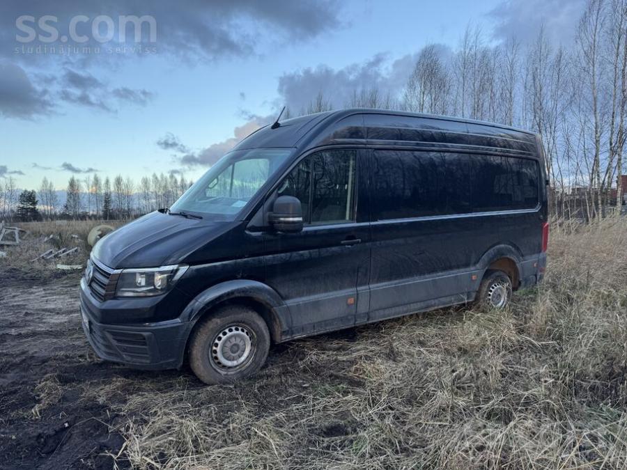 Melns Volkswagen Crafter 2018 Rīga, ar dzinēja tilpumu 2.00 L un nobraukumu 261 tūkst. km par 10150 €, foto 1 vietnē AUTOMOTO.COM.LV