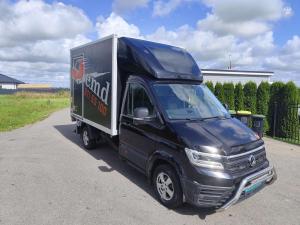 Black Volkswagen Crafter 2020 in Klaipeda, with an engine capacity of 1.97 L and mileage of 363 thousand km for 10900 €, photo 7 on AUTOMOTO.COM.LV