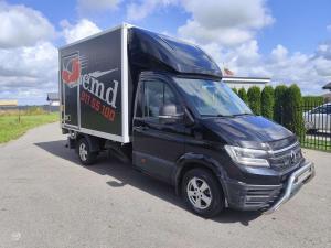 Black Volkswagen Crafter 2020 in Klaipeda, with an engine capacity of 1.97 L and mileage of 363 thousand km for 10900 €, photo 8 on AUTOMOTO.COM.LV