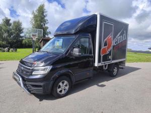 Black Volkswagen Crafter 2020 in Klaipeda, with an engine capacity of 1.97 L and mileage of 363 thousand km for 10900 €, photo 15 on AUTOMOTO.COM.LV