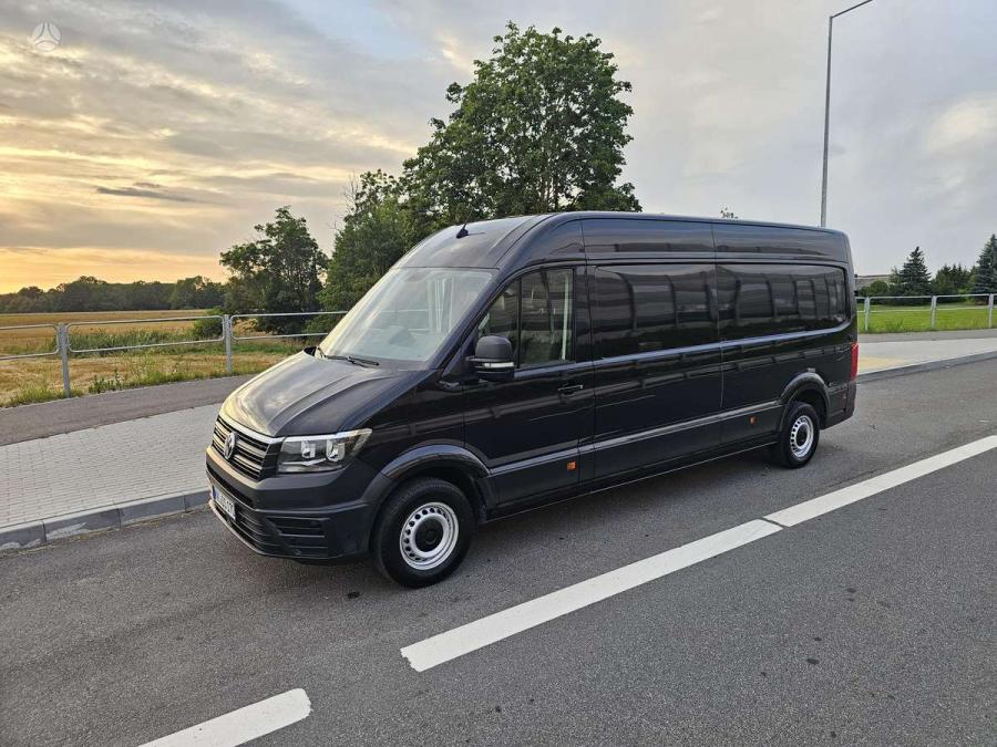 Black Volkswagen Crafter 2021 in Marijampole, with an engine capacity of 2.00 L and mileage of 170 thousand km for 18900 €, photo 1 on AUTOMOTO.COM.LV