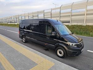 Black Volkswagen Crafter 2021 in Marijampole, with an engine capacity of 2.00 L and mileage of 170 thousand km for 18900 €, photo 3 on AUTOMOTO.COM.LV