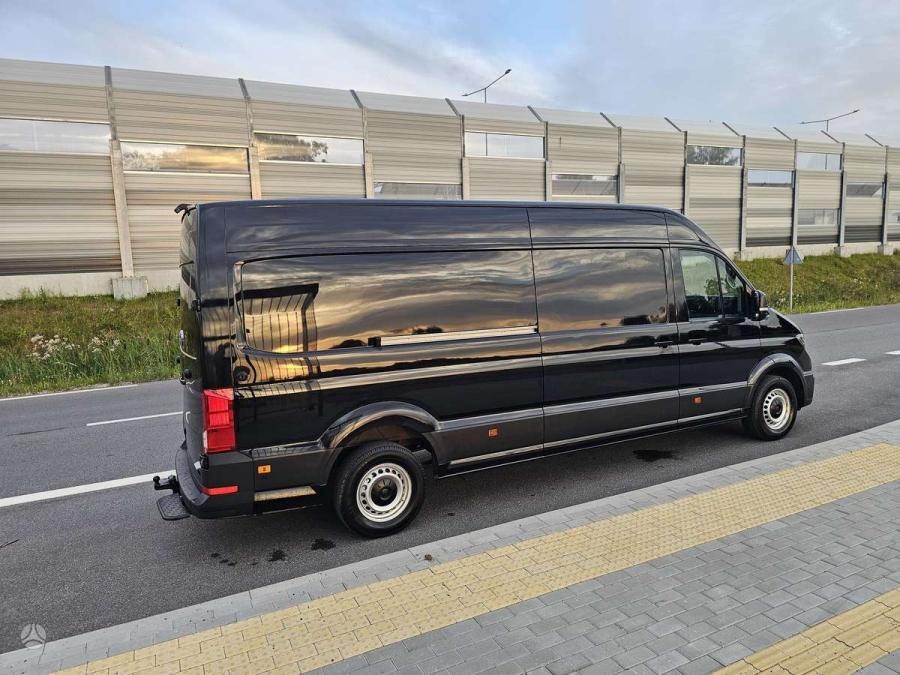 Black Volkswagen Crafter 2021 in Marijampole, with an engine capacity of 2.00 L and mileage of 170 thousand km for 18900 €, photo 6 on AUTOMOTO.COM.LV