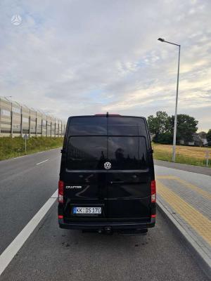 Black Volkswagen Crafter 2021 in Marijampole, with an engine capacity of 2.00 L and mileage of 170 thousand km for 18900 €, photo 9 on AUTOMOTO.COM.LV