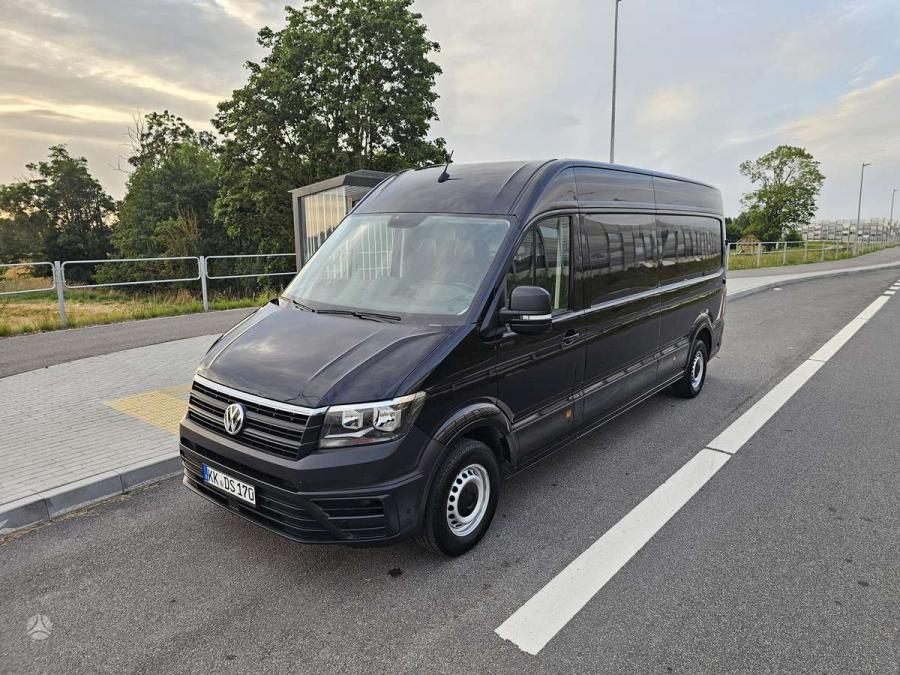 Black Volkswagen Crafter 2021 in Marijampole, with an engine capacity of 2.00 L and mileage of 170 thousand km for 18900 €, photo 14 on AUTOMOTO.COM.LV