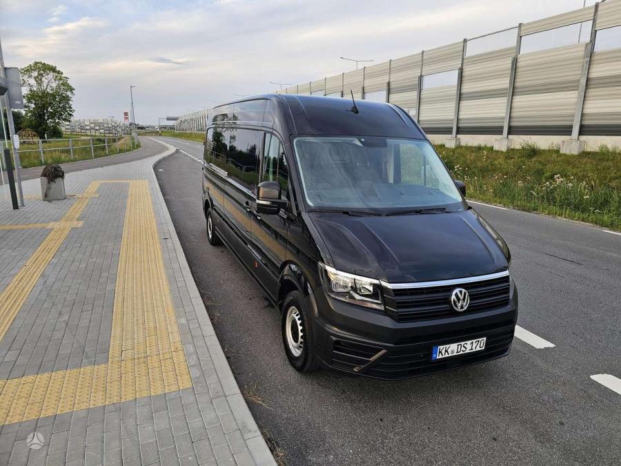 Black Volkswagen Crafter 2021 in Marijampole, with an engine capacity of 2.00 L and mileage of 170 thousand km for 18900 €, photo 16 on AUTOMOTO.COM.LV