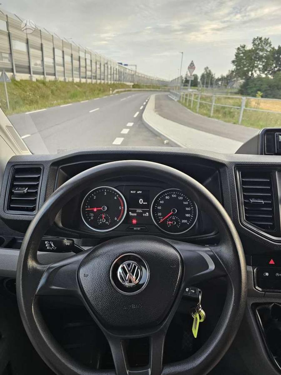 Black Volkswagen Crafter 2021 in Marijampole, with an engine capacity of 2.00 L and mileage of 170 thousand km for 18900 €, photo 19 on AUTOMOTO.COM.LV