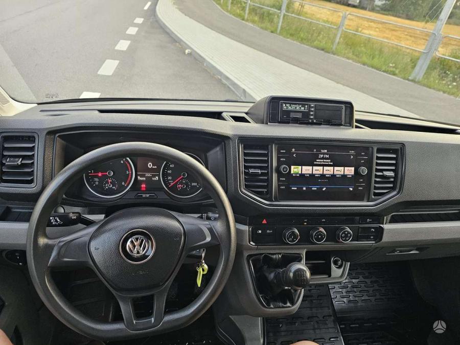Black Volkswagen Crafter 2021 in Marijampole, with an engine capacity of 2.00 L and mileage of 170 thousand km for 18900 €, photo 21 on AUTOMOTO.COM.LV
