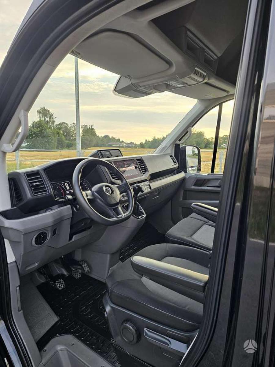Black Volkswagen Crafter 2021 in Marijampole, with an engine capacity of 2.00 L and mileage of 170 thousand km for 18900 €, photo 25 on AUTOMOTO.COM.LV