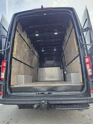 Black Volkswagen Crafter 2021 in Marijampole, with an engine capacity of 2.00 L and mileage of 170 thousand km for 18900 €, photo 31 on AUTOMOTO.COM.LV