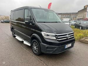 Black Volkswagen Crafter 2022 in Panevezys, with an engine capacity of 2.00 L and mileage of 239 thousand km for 28900 €, photo  on AUTOMOTO.COM.LV