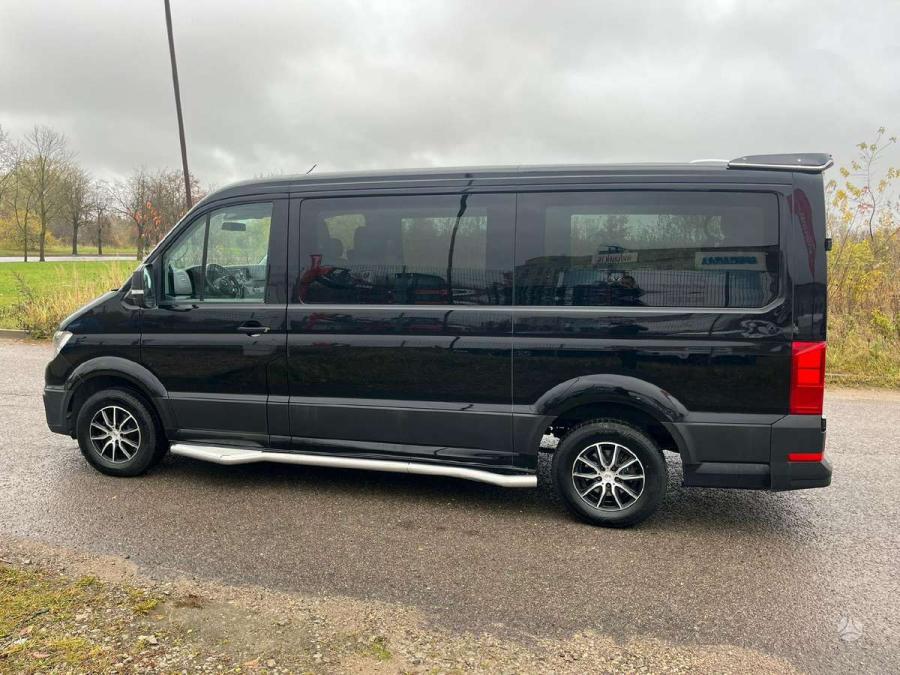 Melns Volkswagen Crafter 2022 Panevēža, ar dzinēja tilpumu 2.00 L un nobraukumu 239 tūkst. km par 28900 €, foto 7 vietnē AUTOMOTO.COM.LV