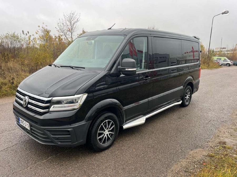 Melns Volkswagen Crafter 2022 Panevēža, ar dzinēja tilpumu 2.00 L un nobraukumu 239 tūkst. km par 28900 €, foto 23 vietnē AUTOMOTO.COM.LV