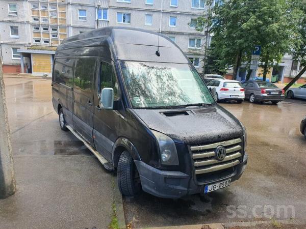 Melns Volkswagen Crafter 2008 Rīga, ar dzinēja tilpumu 2.50 L un nobraukumu 552 tūkst. km par 2900 €, foto 1 vietnē AUTOMOTO.COM.LV