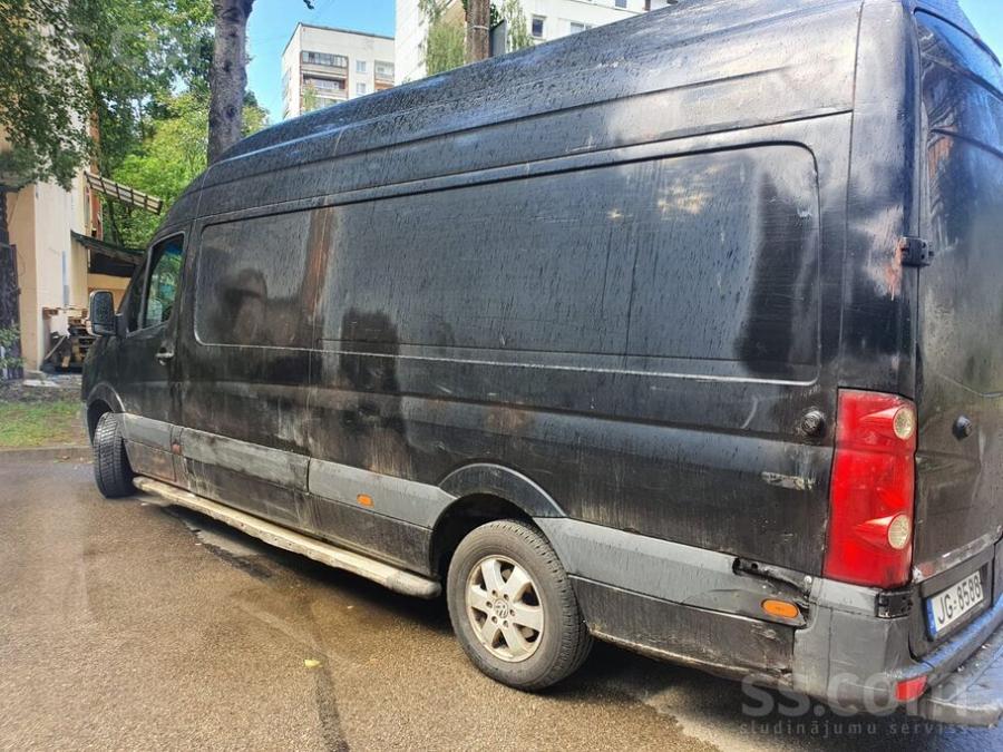 Melns Volkswagen Crafter 2008 Rīga, ar dzinēja tilpumu 2.50 L un nobraukumu 552 tūkst. km par 2900 €, foto 3 vietnē AUTOMOTO.COM.LV