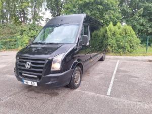 Melns Volkswagen Crafter 2010 Rīga, ar dzinēja tilpumu 2.50 L un nobraukumu 404 tūkst. km par 4800 €, foto  vietnē AUTOMOTO.COM.LV