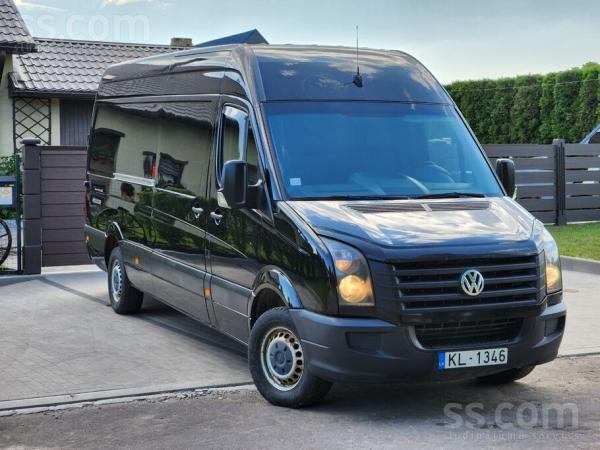 Melns Volkswagen Crafter 2014 Jelgava, ar dzinēja tilpumu 2.00 L un nobraukumu 272 tūkst. km par 8800 €, foto 1 vietnē AUTOMOTO.COM.LV
