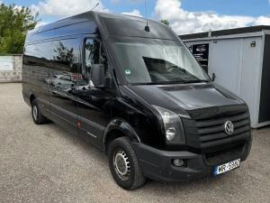 Melns Volkswagen Crafter 2014 Daugavpils, ar dzinēja tilpumu 2.00 L un nobraukumu 380 tūkst. km par 13500 €, foto  vietnē AUTOMOTO.COM.LV
