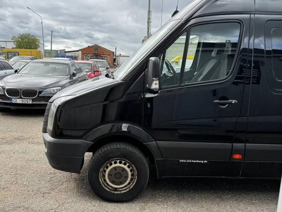 Melns Volkswagen Crafter 2014 Daugavpils, ar dzinēja tilpumu 2.00 L un nobraukumu 380 tūkst. km par 13500 €, foto 8 vietnē AUTOMOTO.COM.LV