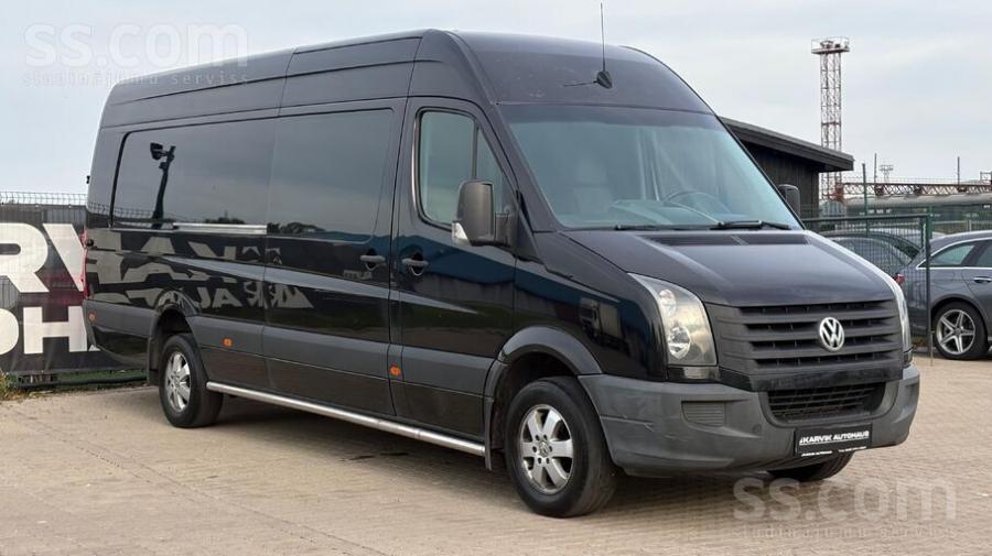 Melns Volkswagen Crafter 2016 Liepāja, ar dzinēja tilpumu 2.00 L un nobraukumu 285 tūkst. km par 13850 €, foto 3 vietnē AUTOMOTO.COM.LV