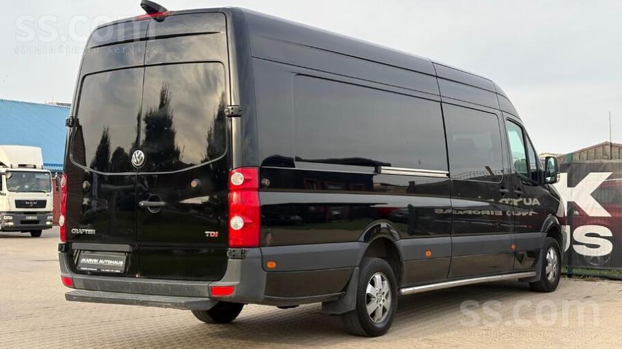 Melns Volkswagen Crafter 2016 Liepāja, ar dzinēja tilpumu 2.00 L un nobraukumu 285 tūkst. km par 13850 €, foto 5 vietnē AUTOMOTO.COM.LV