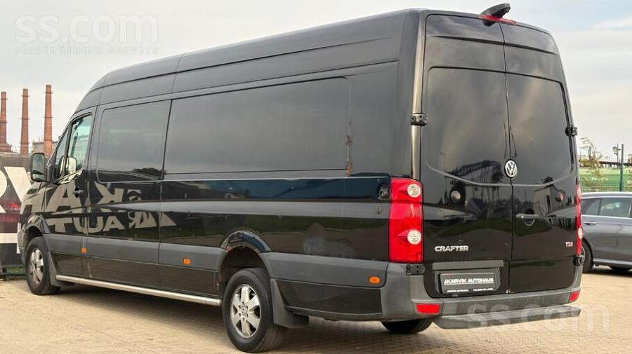 Melns Volkswagen Crafter 2016 Liepāja, ar dzinēja tilpumu 2.00 L un nobraukumu 285 tūkst. km par 13850 €, foto 10 vietnē AUTOMOTO.COM.LV