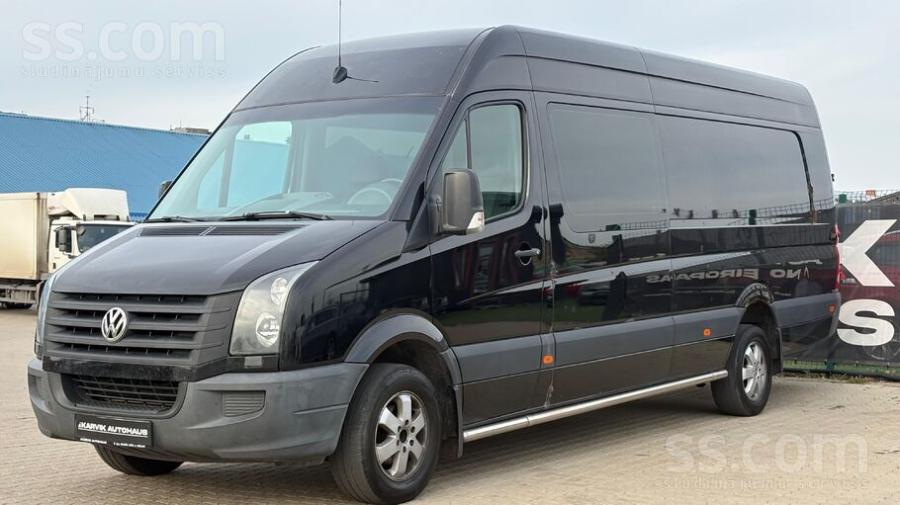 Melns Volkswagen Crafter 2016 Liepāja, ar dzinēja tilpumu 2.00 L un nobraukumu 285 tūkst. km par 13850 €, foto 12 vietnē AUTOMOTO.COM.LV