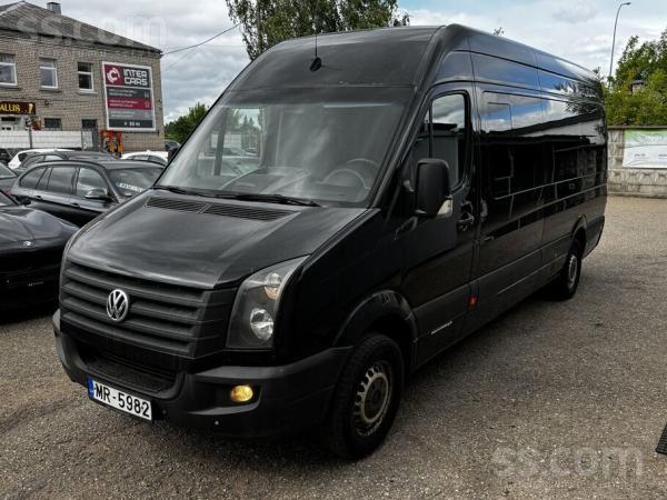 Black Volkswagen Crafter 2014 in Daugavpils, with an engine capacity of 2.00 L and mileage of 0 thousand km for 13500 €, photo 3 on AUTOMOTO.COM.LV