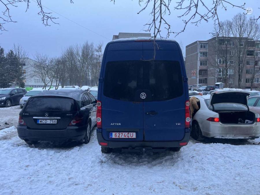 Zils Volkswagen Crafter 2007 Kauņa, ar dzinēja tilpumu 2.50 L un nobraukumu 380 tūkst. km par 4600 €, foto 6 vietnē AUTOMOTO.COM.LV