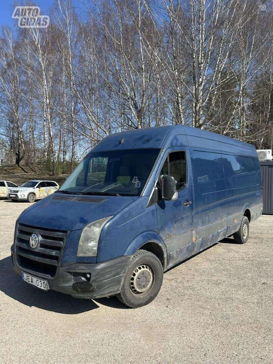 Blue Volkswagen Crafter 2009 in Moletai, with an engine capacity of 2.50 L and mileage of 500 thousand km for 3300 €, photo 1 on AUTOMOTO.COM.LV