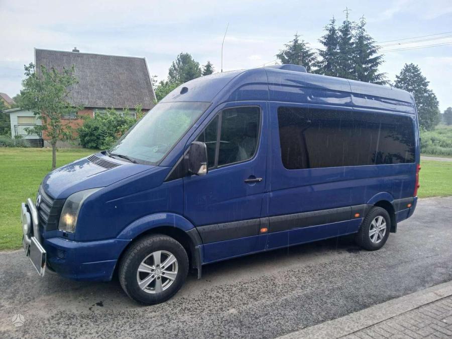 Blue Volkswagen Crafter 2014 in Rokiskis, with an engine capacity of 2.00 L and mileage of 500 thousand km for 7199 €, photo 6 on AUTOMOTO.COM.LV