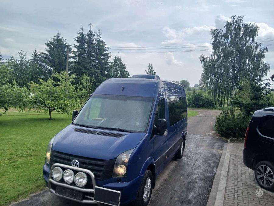 Blue Volkswagen Crafter 2014 in Rokiskis, with an engine capacity of 2.00 L and mileage of 500 thousand km for 7199 €, photo 12 on AUTOMOTO.COM.LV