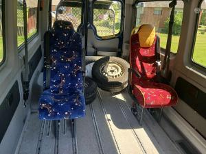 Blue Volkswagen Crafter 2014 in Rokiskis, with an engine capacity of 2.00 L and mileage of 500 thousand km for 7199 €, photo 21 on AUTOMOTO.COM.LV