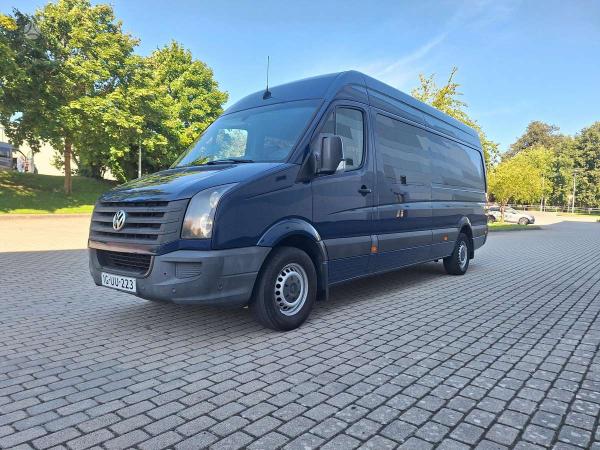 Blue Volkswagen Crafter 2014 in Dobele, with an engine capacity of 2.00 L and mileage of 215 thousand km for 9700 €, photo 3 on AUTOMOTO.COM.LV