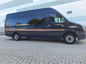 Blue Volkswagen Crafter 2014 in Dobele, with an engine capacity of 2.00 L and mileage of 215 thousand km for 9700 €, photo 8 on AUTOMOTO.COM.LV