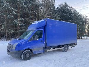 Blue Volkswagen Crafter 2015 in Kaunas, with an engine capacity of 2.00 L and mileage of 408 thousand km for 11900 €, photo 3 on AUTOMOTO.COM.LV