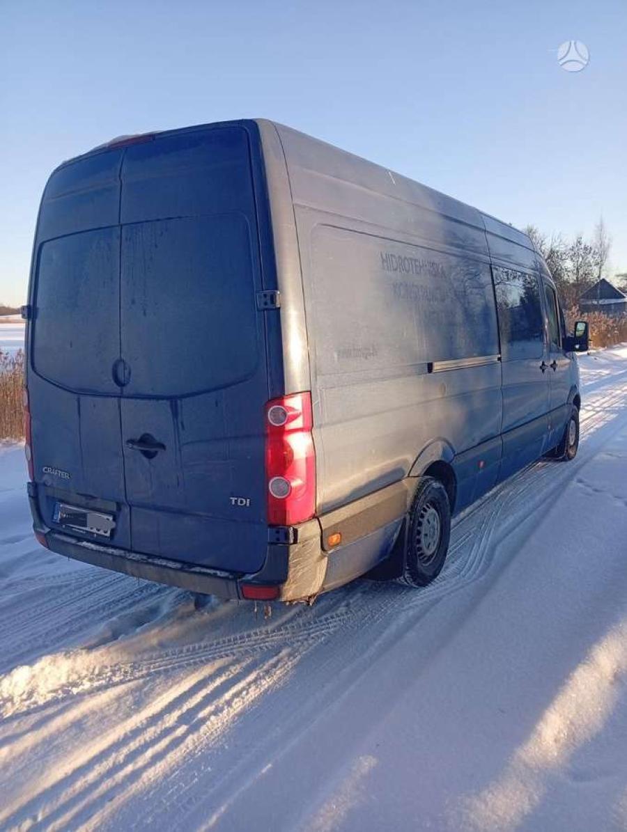 Zils Volkswagen Crafter 2016 Kauņa, ar dzinēja tilpumu 2.00 L un nobraukumu 230 tūkst. km par 6200 €, foto 1 vietnē AUTOMOTO.COM.LV