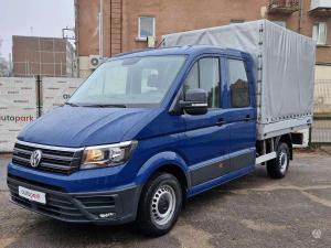 Blue Volkswagen Crafter 2019 in Klaipeda, with an engine capacity of 1.97 L and mileage of 72 thousand km for 26500 €, photo  on AUTOMOTO.COM.LV