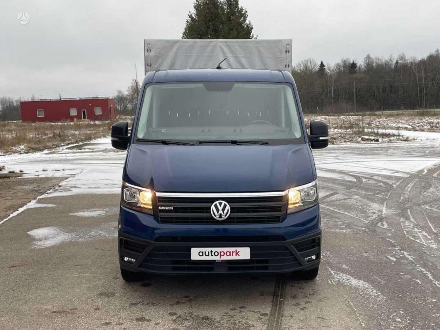 Blue Volkswagen Crafter 2019 in Ukmerge, with an engine capacity of 1.97 L and mileage of 105 thousand km for 23900 €, photo 2 on AUTOMOTO.COM.LV