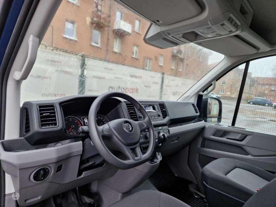 Blue Volkswagen Crafter 2019 in Klaipeda, with an engine capacity of 1.97 L and mileage of 72 thousand km for 26500 €, photo 5 on AUTOMOTO.COM.LV