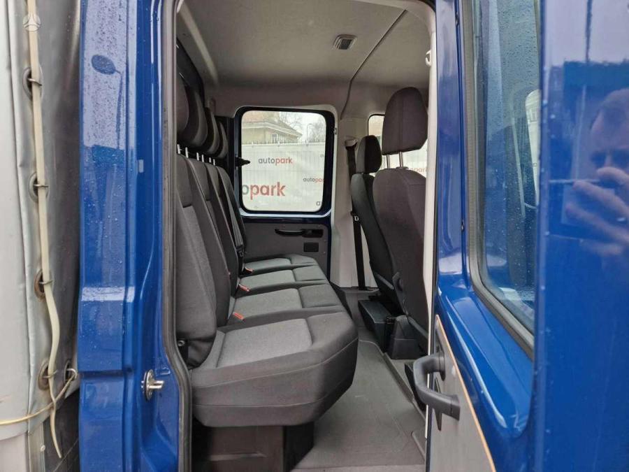 Blue Volkswagen Crafter 2019 in Klaipeda, with an engine capacity of 1.97 L and mileage of 72 thousand km for 26500 €, photo 8 on AUTOMOTO.COM.LV