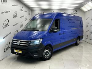Blue Volkswagen Crafter 2019 in Avizieniai, with an engine capacity of 2.00 L and mileage of 334 thousand km for 12900 €, photo  on AUTOMOTO.COM.LV