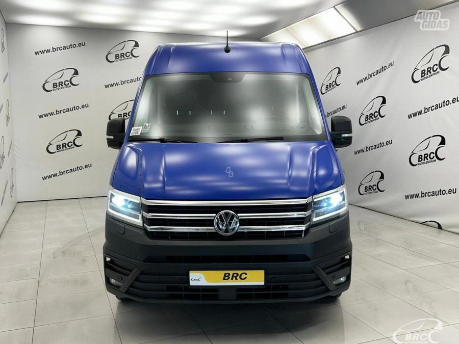 Blue Volkswagen Crafter 2019 in Avizieniai, with an engine capacity of 2.00 L and mileage of 334 thousand km for 12900 €, photo 32 on AUTOMOTO.COM.LV